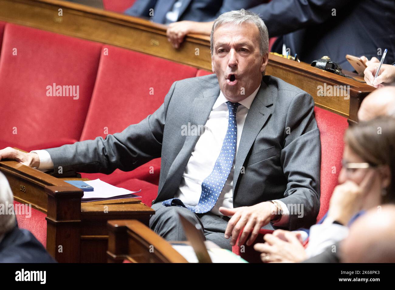 Deputy Philippe Vigier attends a session of Questions to the Government ...