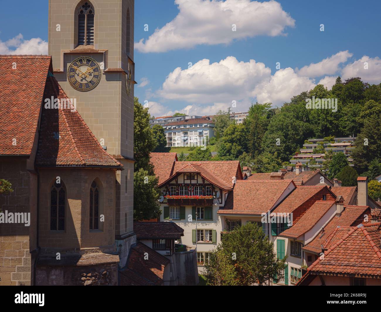 travel to Bern, Switzerland in summer. The old part of Bern is ...