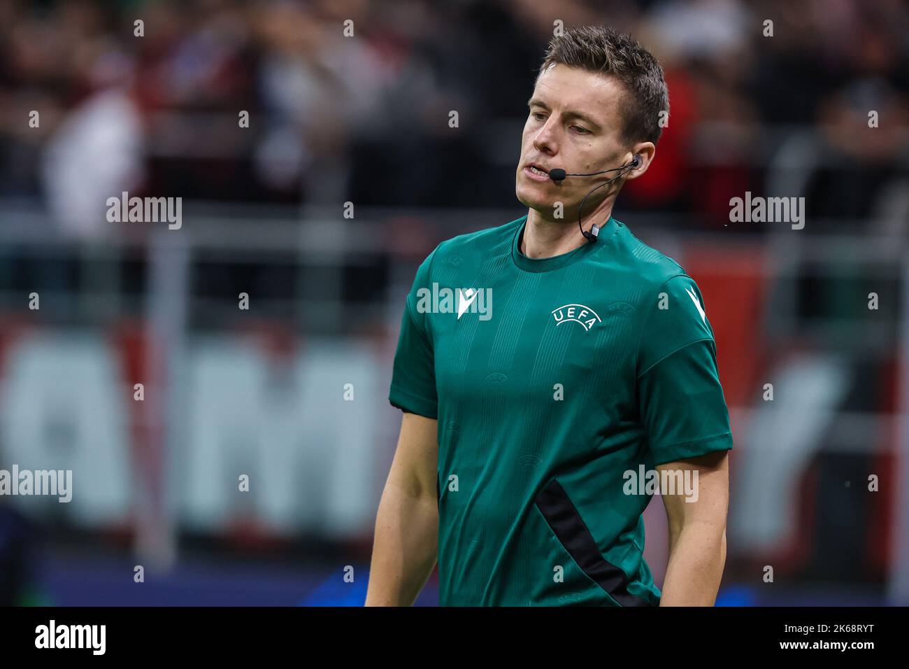 Referee Daniel Siebert looks on during the UEFA Champions League 2022/ ...