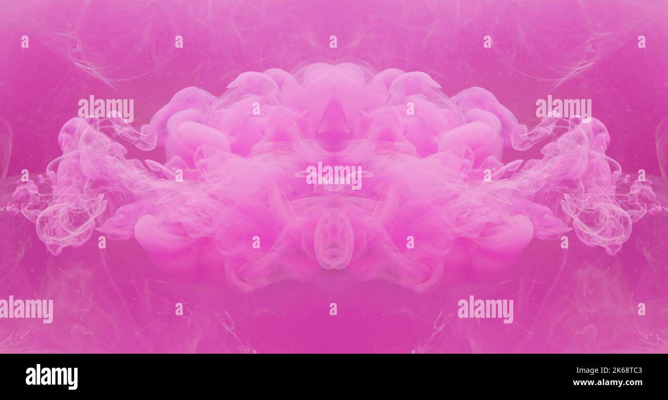 fractal background ink cloud pink steam texture Stock Photo - Alamy