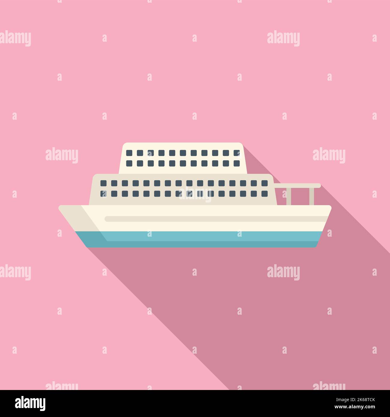 Thailand river ferry Stock Vector Images - Alamy