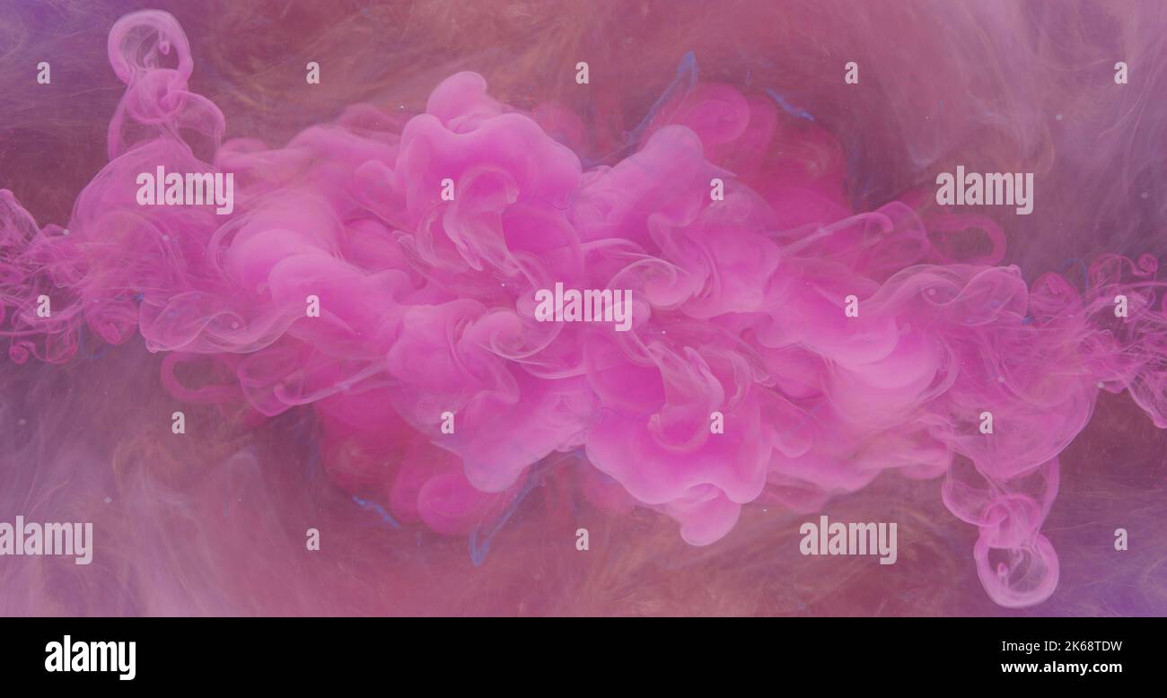 color smoke background ink water drop pink cloud Stock Photo - Alamy