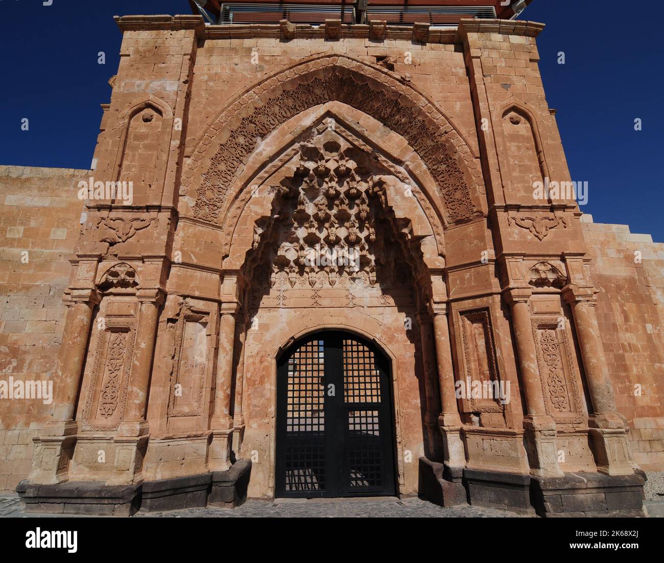 Located in Dogubeyazit, Turkey, Ishak Pasha Palace was built in the ...
