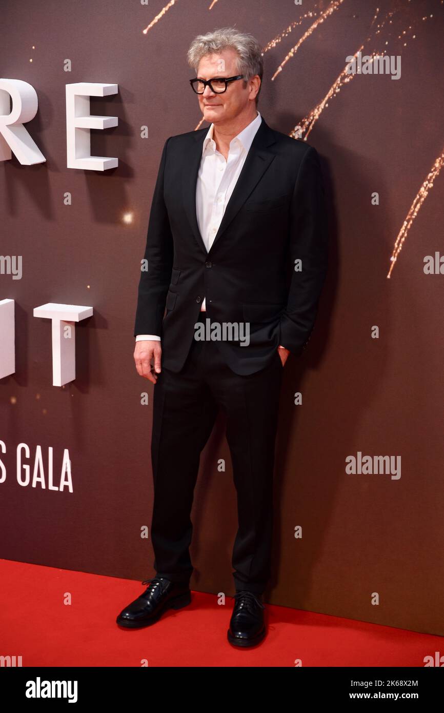 London, UK. 12th October, 2022. London, UK. Colin Firth. "Empire of ...