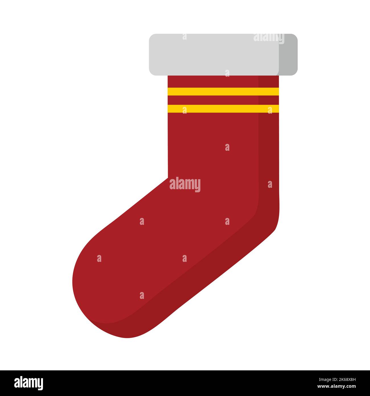 Ornament sock icon simple Cut Out Stock Images & Pictures - Alamy