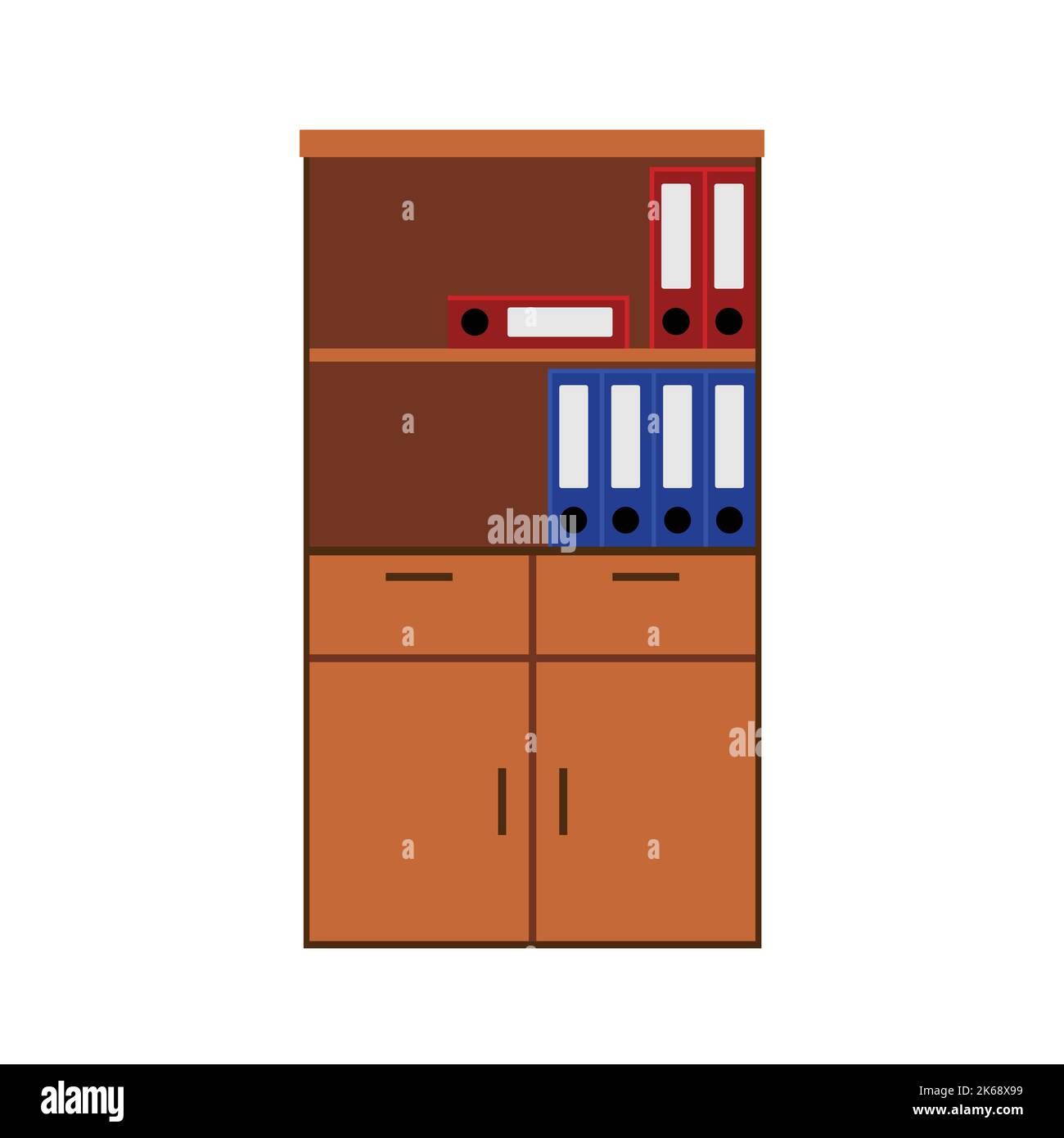 File archive cabinet in flat design Stock Vector Image & Art - Alamy