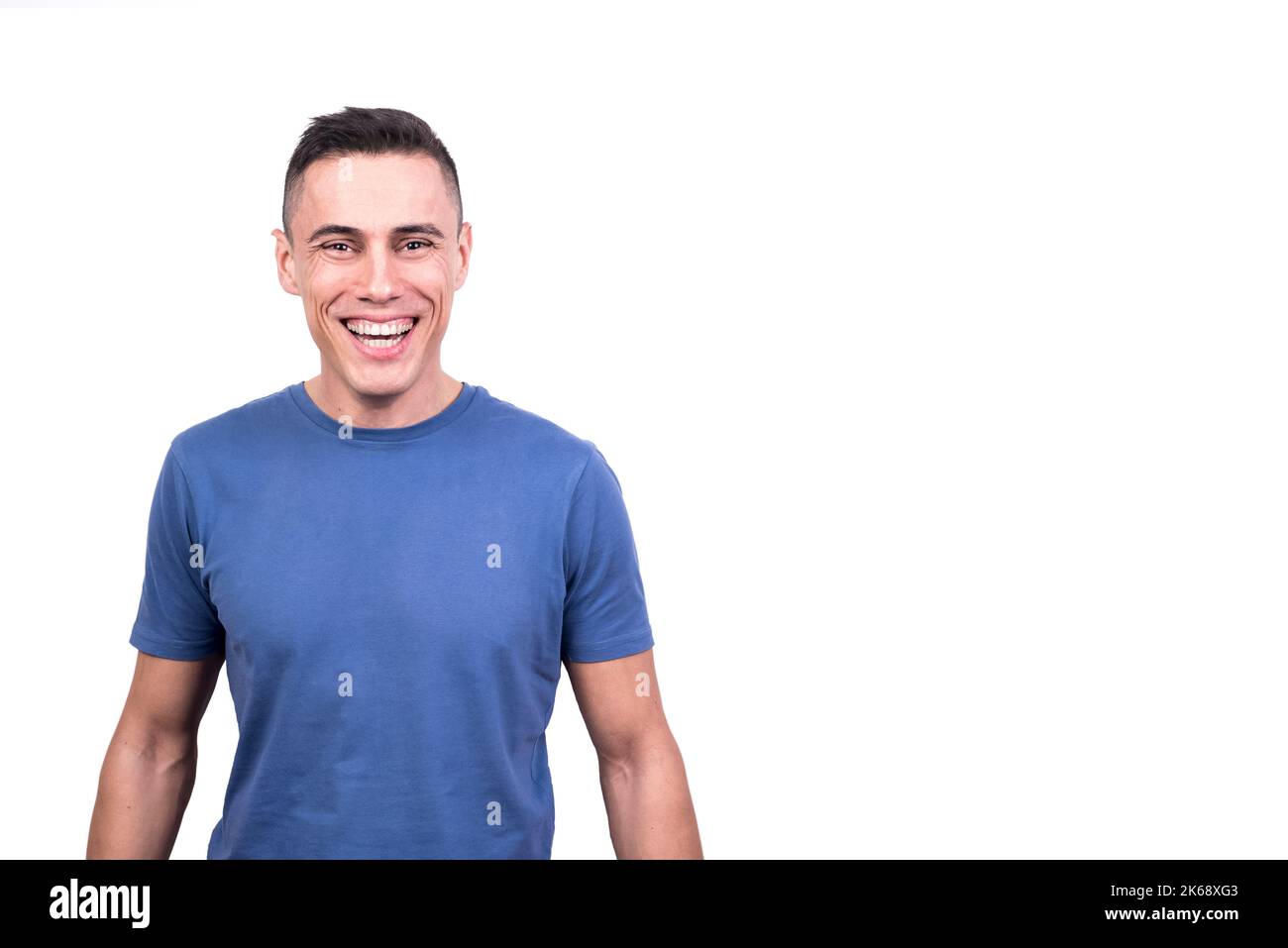 Man studio portrait smile hi-res stock photography and images - Alamy