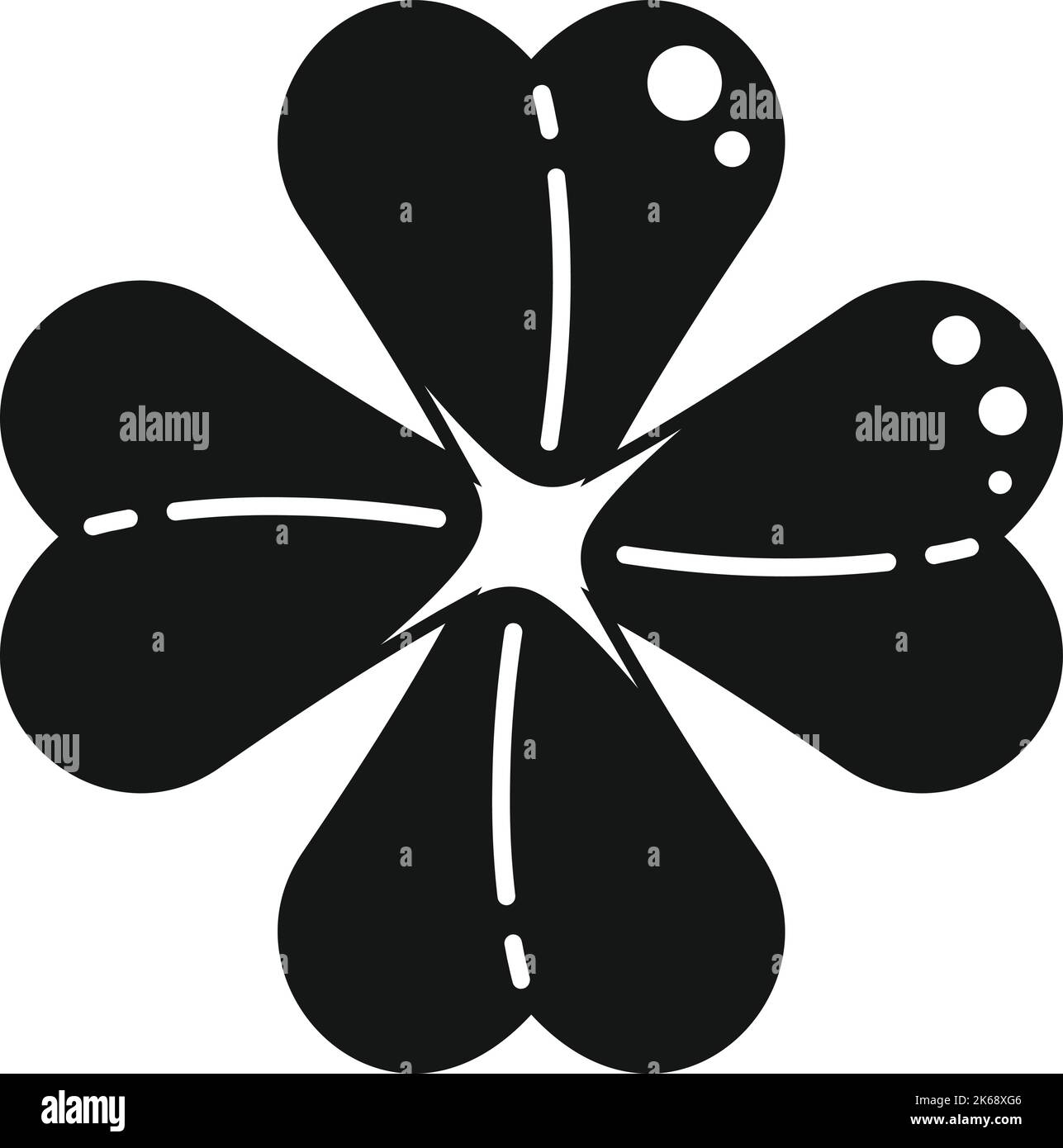 Patrick clover icon simple vector. Irish luck. Shape day Stock Vector ...