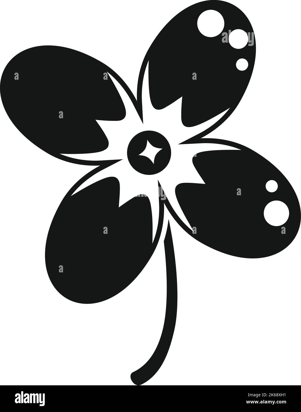 Ireland clover icon simple vector. Four leaf. Irish luck Stock Vector ...