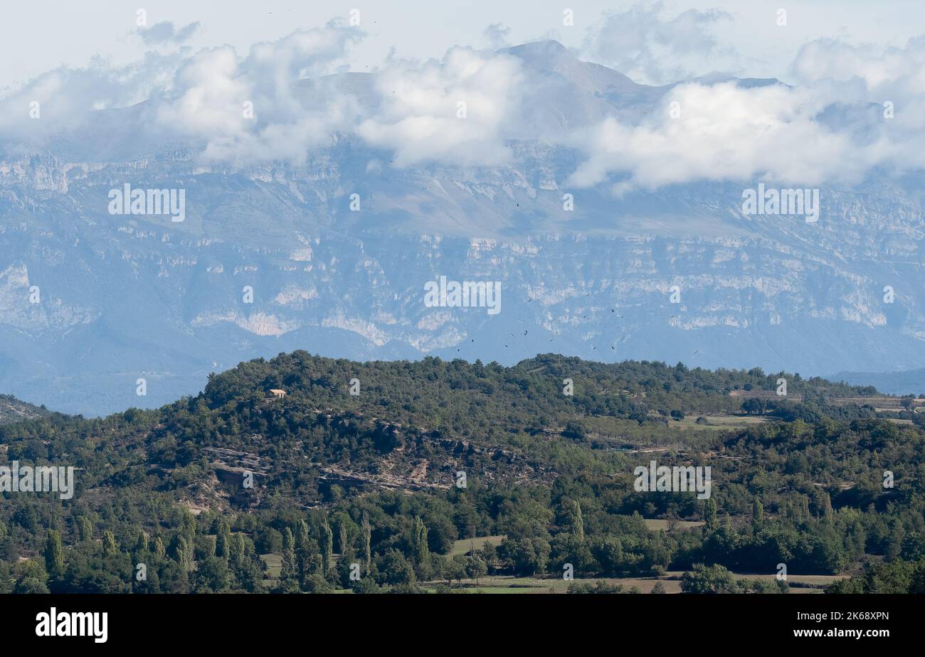 magnificent view over the Parque natural de la Sierra y los Cañones de ...