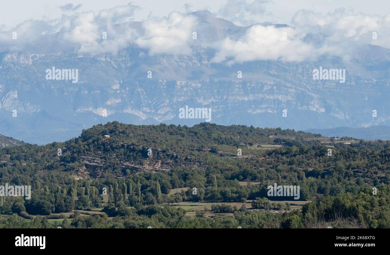 magnificent view over the Parque natural de la Sierra y los Cañones de ...