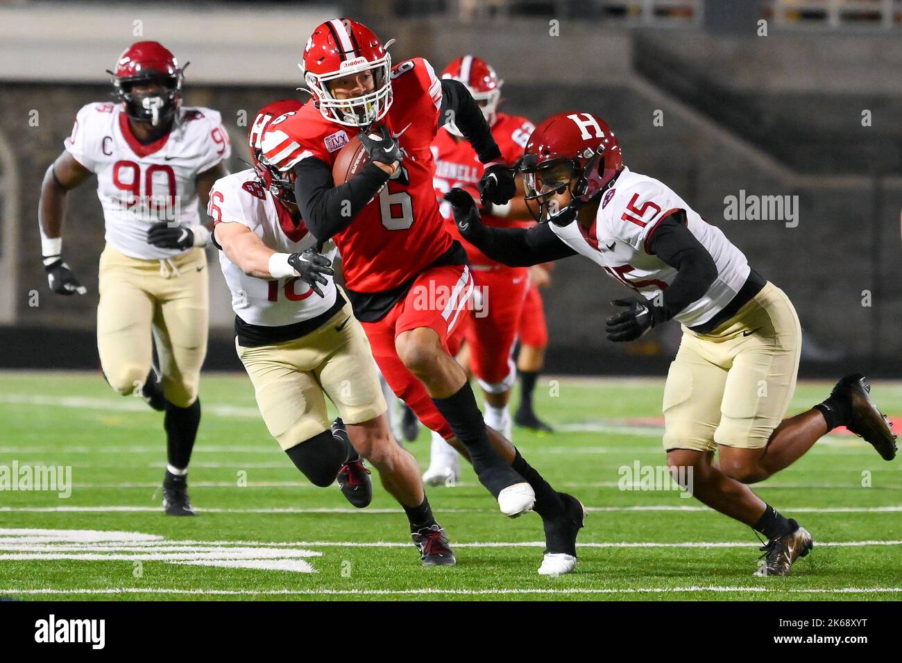 October 7, 2022: Cornell Big Red wide receiver Nicholas Laboy (6) runs ...