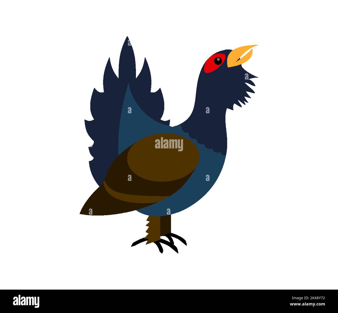 Grouse pheasant bird wild hunting forest fauna flat. Wild animal nature ...