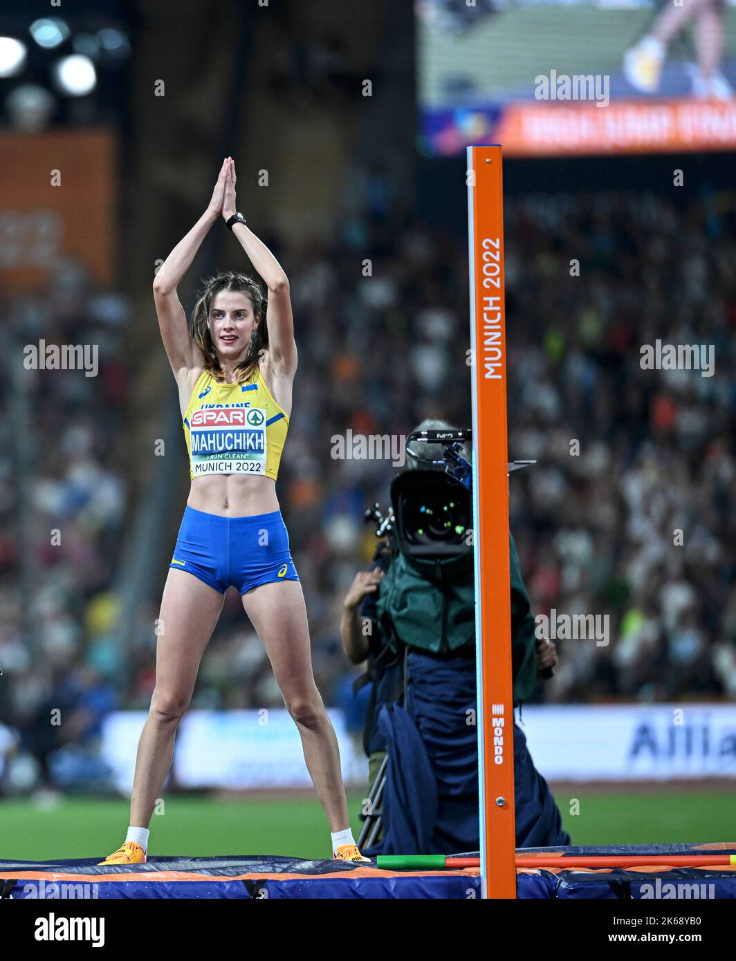 Yaroslava Mahuchikh participating in the High Jump of the European ...