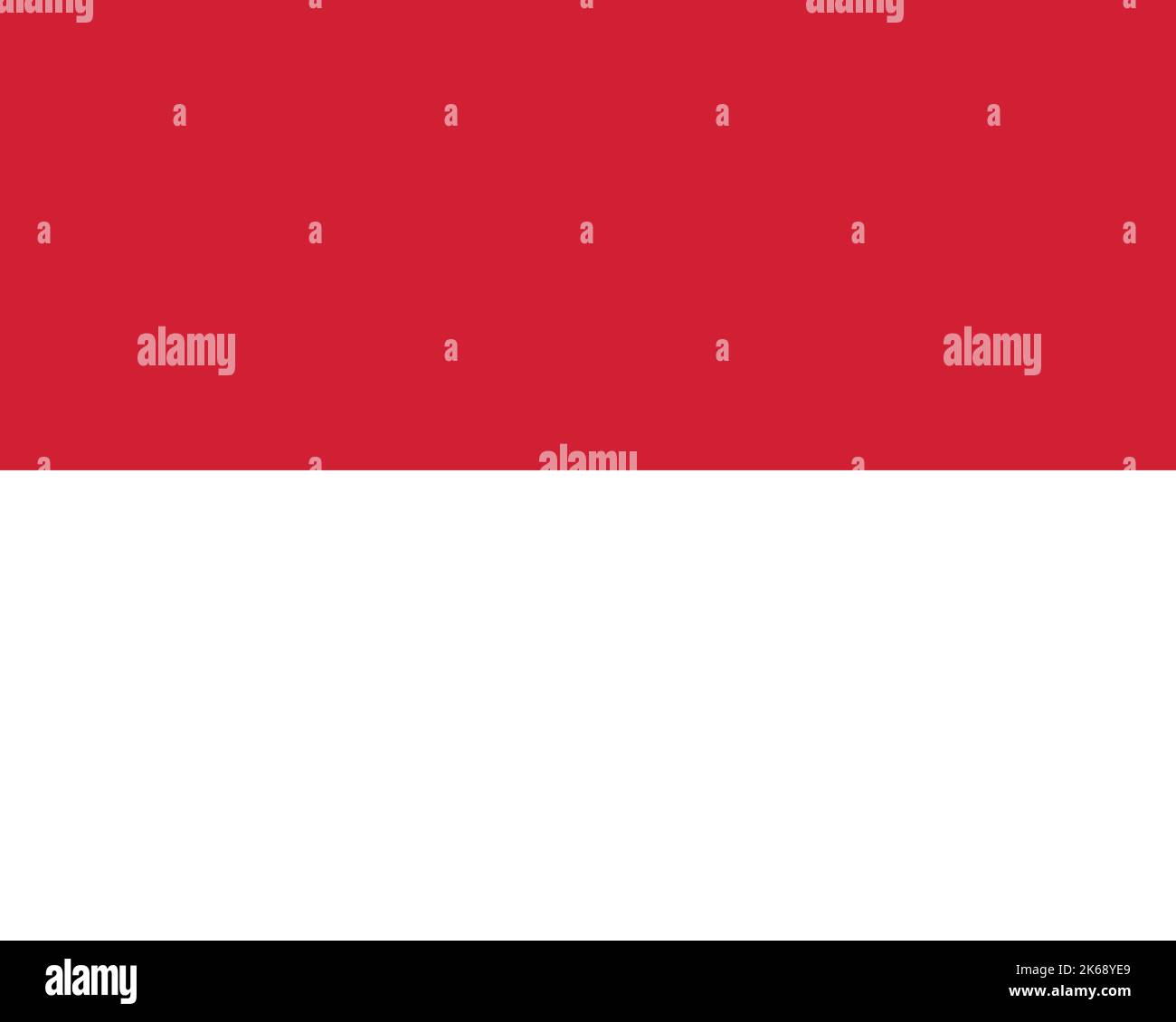 Flag of Monaco. National symbol in official colors. Template icon ...