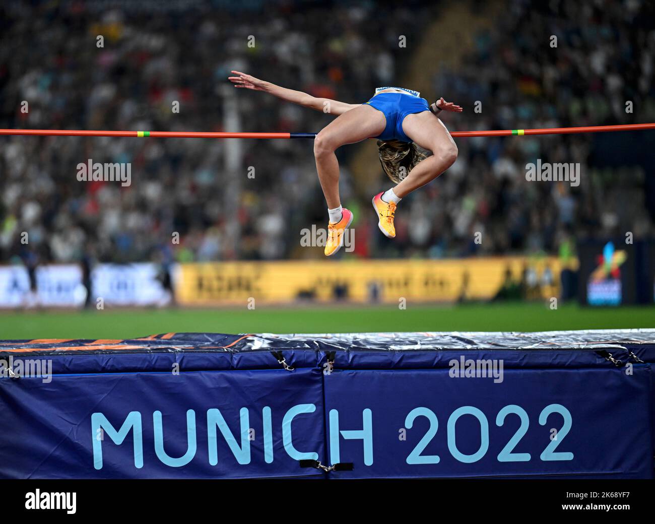 Yaroslava Mahuchikh participating in the High Jump of the European ...