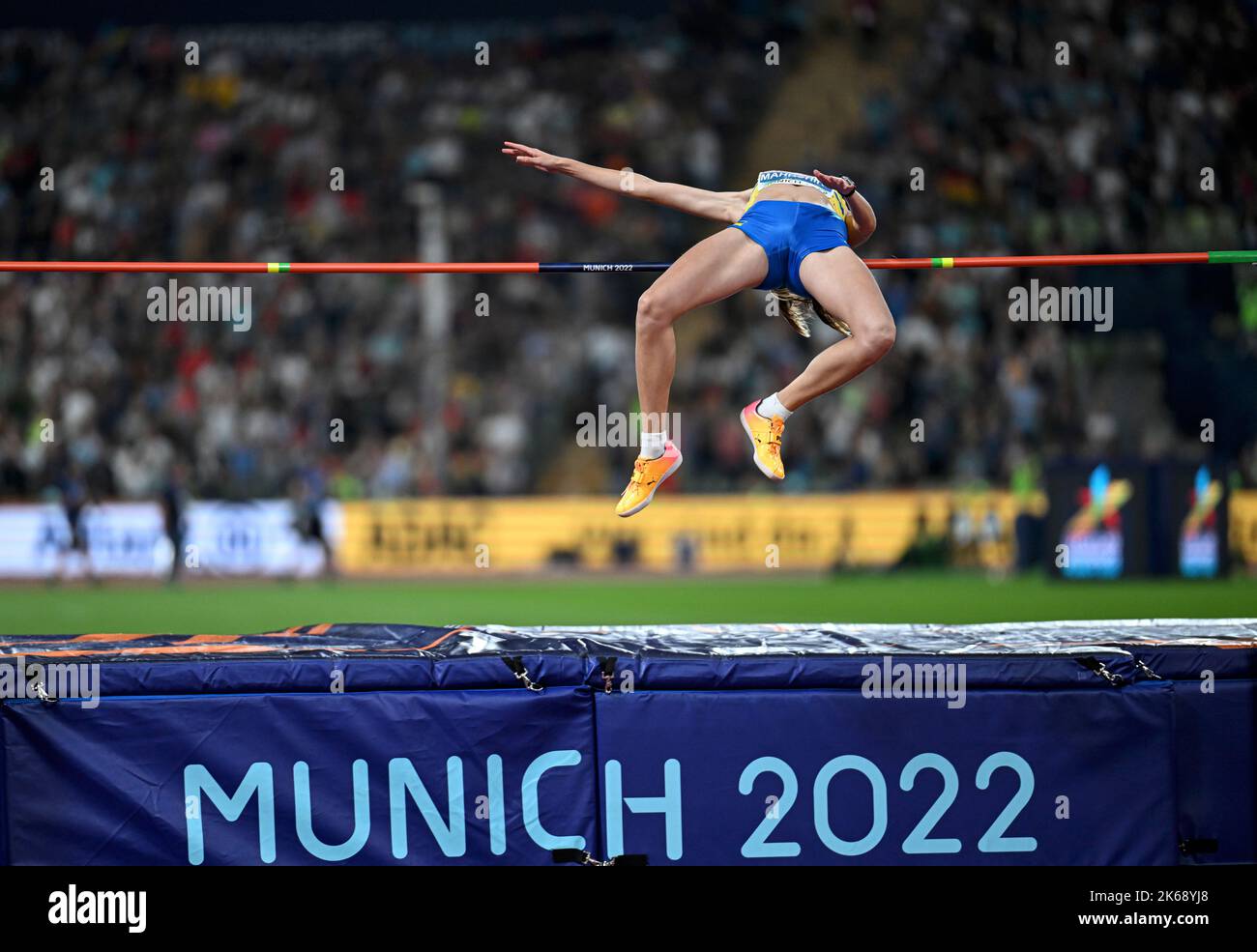 Yaroslava Mahuchikh participating in the High Jump of the European ...