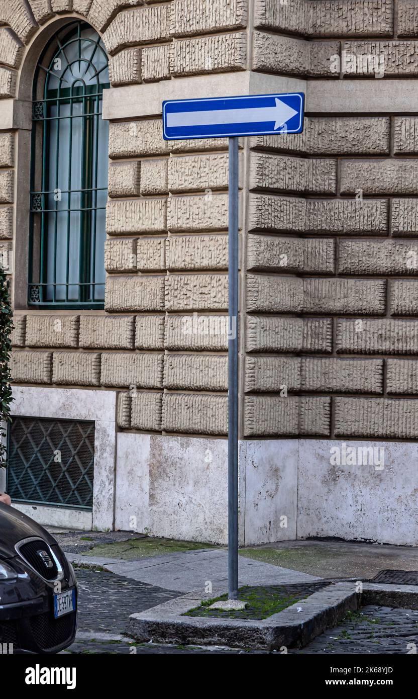 Urban road signs backdrop hi-res stock photography and images - Alamy