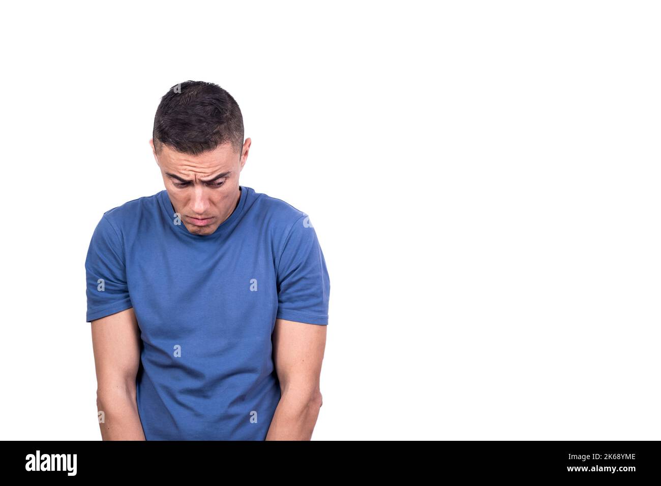 Guilty look man hi-res stock photography and images - Alamy