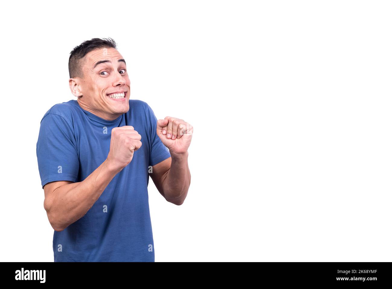 Nervous gesturing hi-res stock photography and images - Alamy