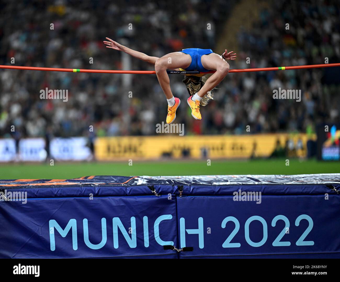Yaroslava Mahuchikh participating in the High Jump of the European ...