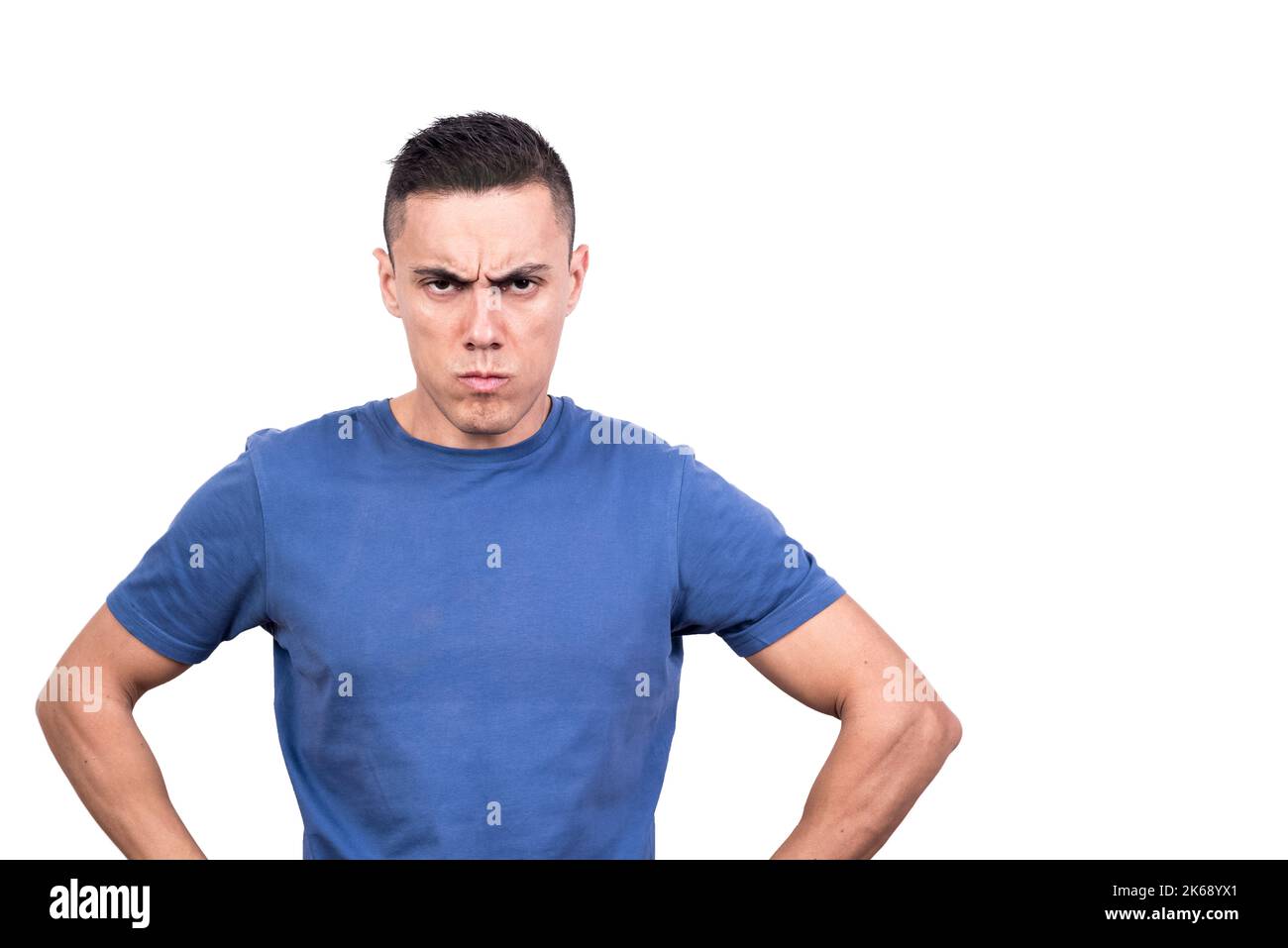 Worried young man facing trouble hi-res stock photography and images ...