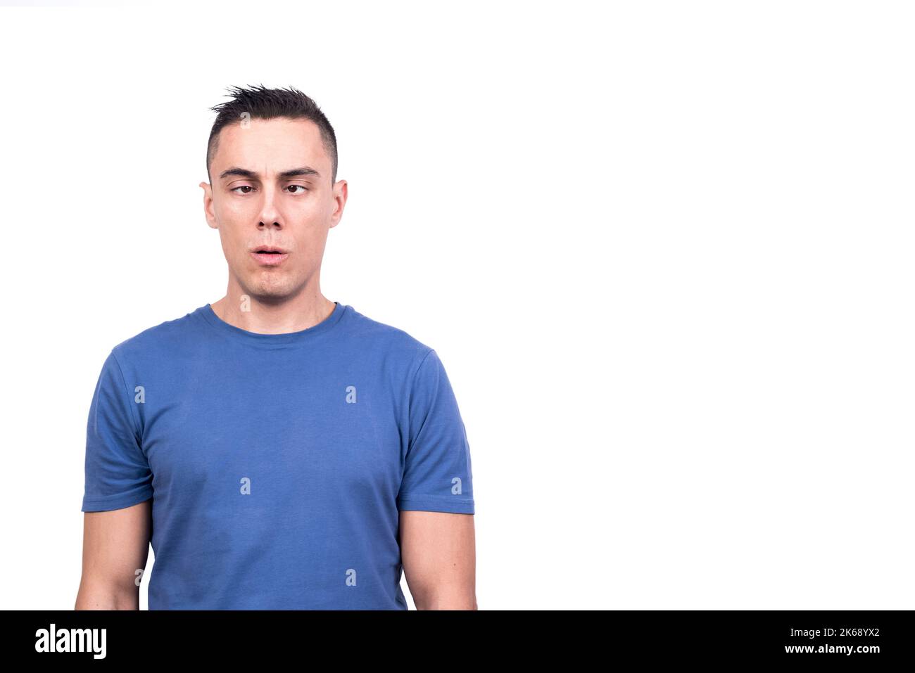 Cross eyed man funny face hi-res stock photography and images - Alamy