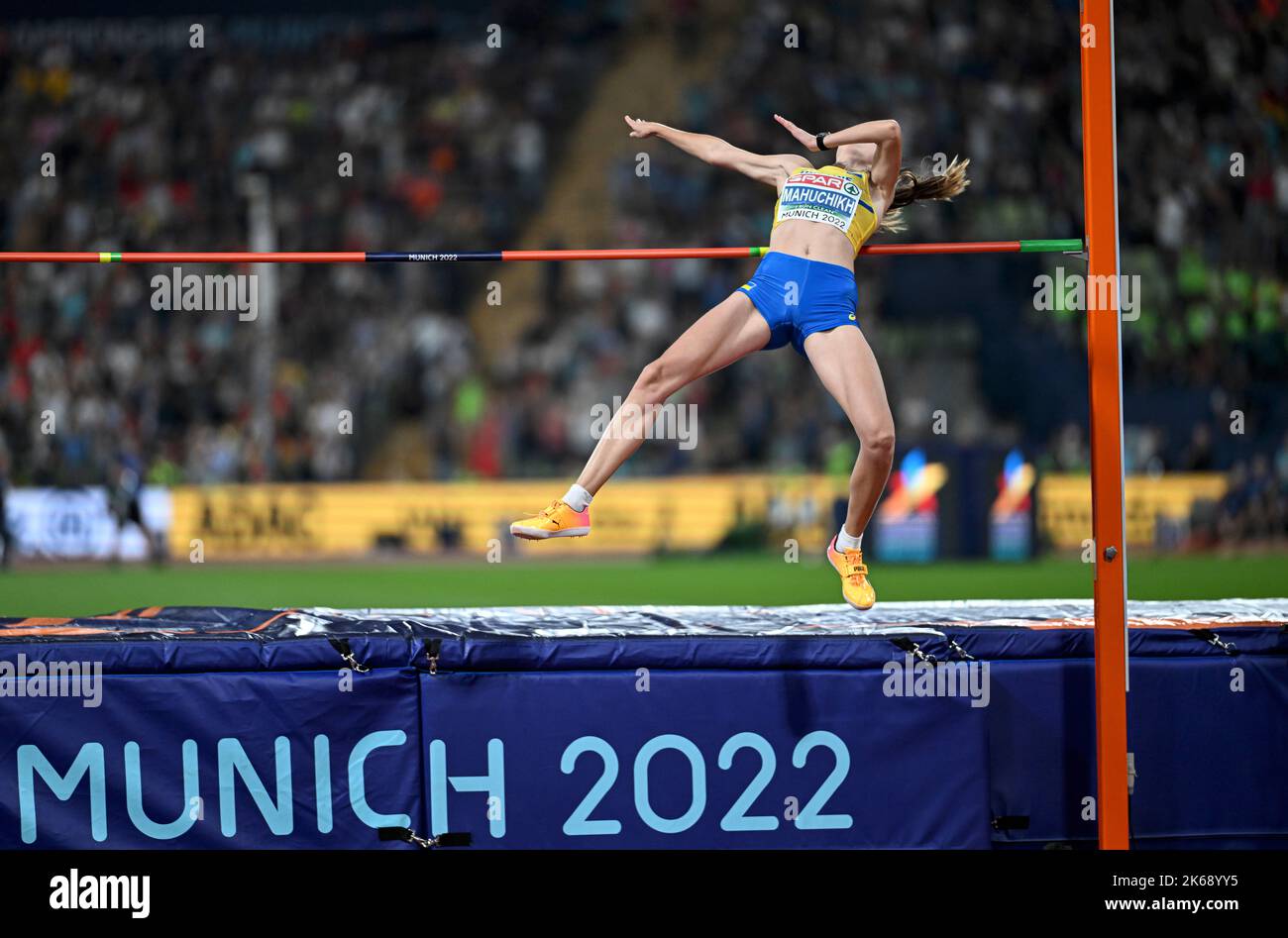 Yaroslava Mahuchikh participating in the High Jump of the European ...