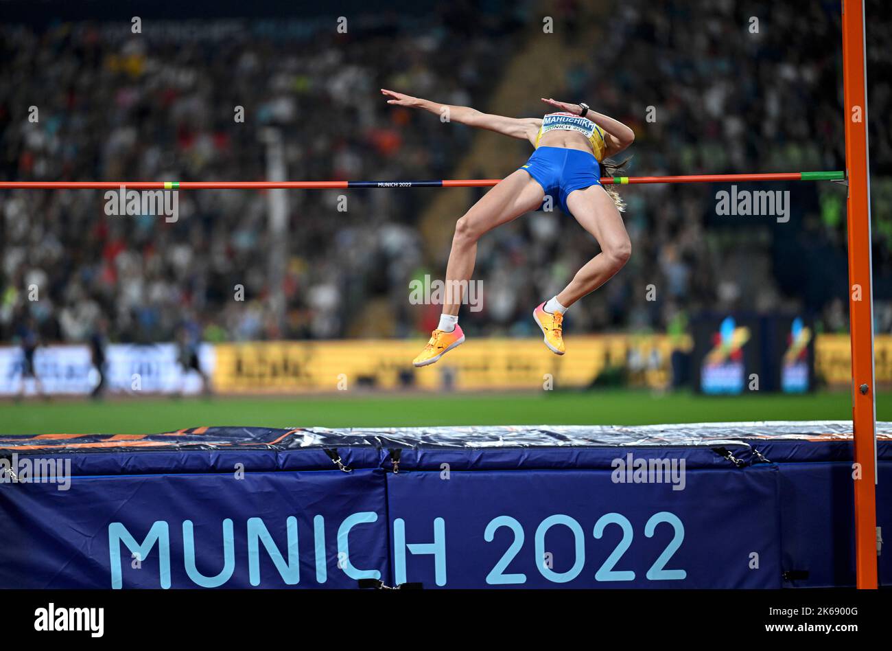 Yaroslava Mahuchikh participating in the High Jump of the European ...