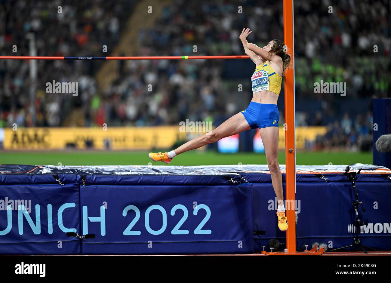 Yaroslava Mahuchikh participating in the High Jump of the European ...