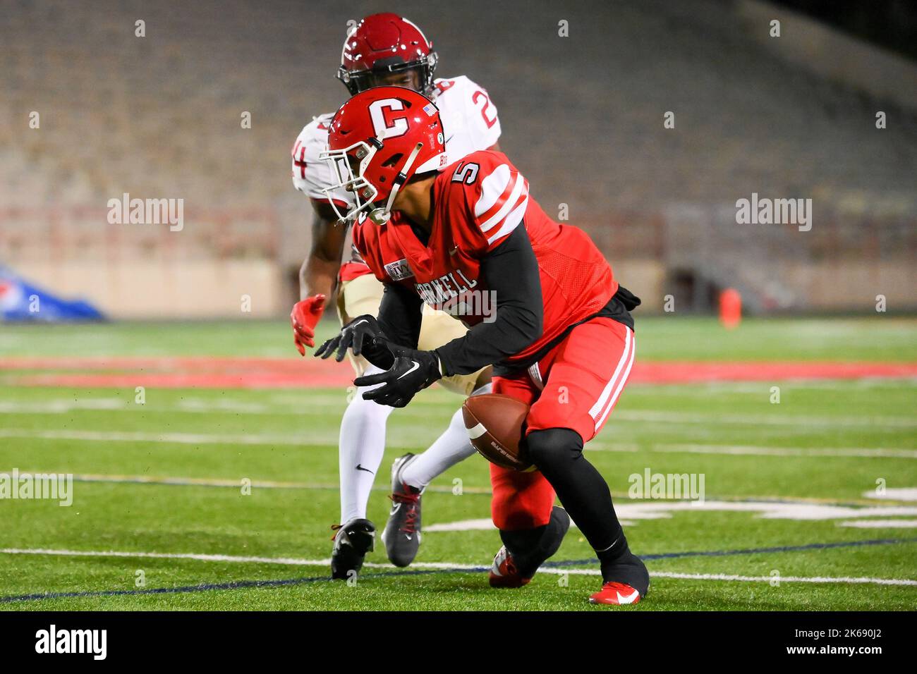 October 7, 2022: Cornell Big Red wide receiver Thomas Glover (5 ...