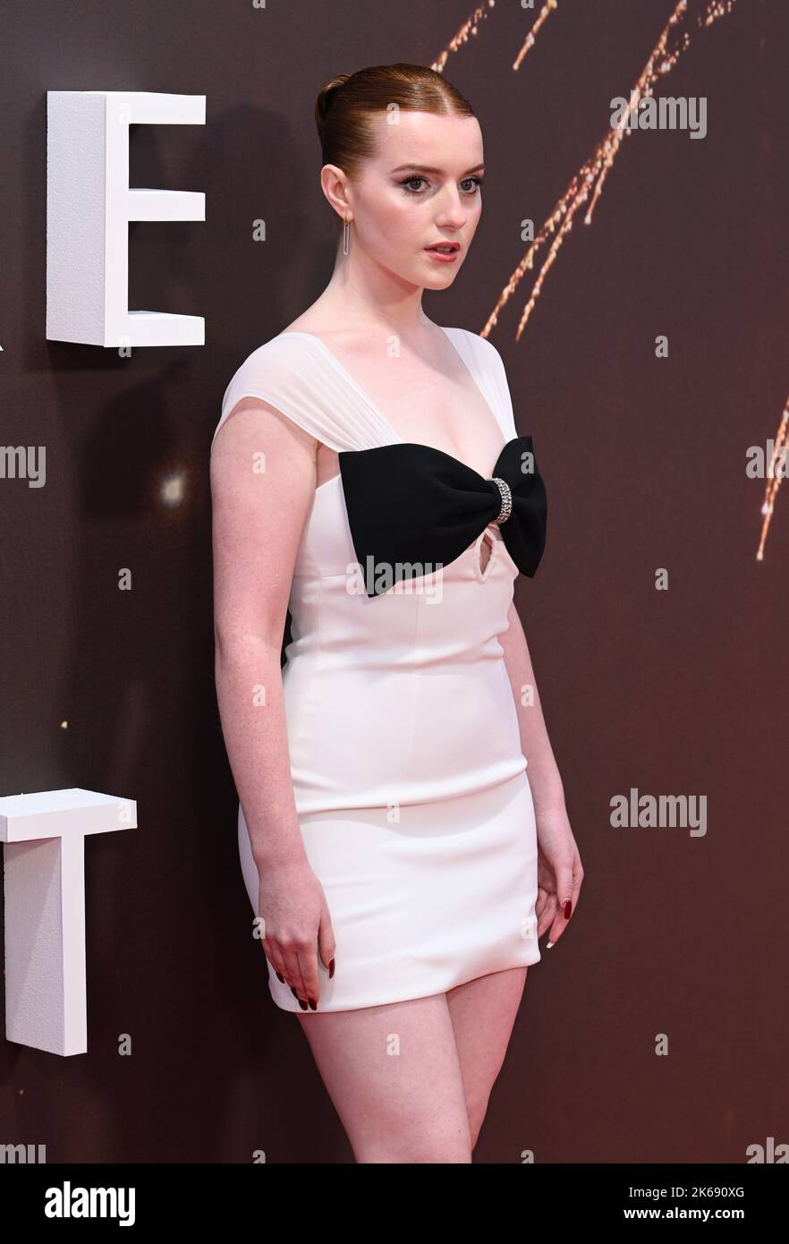 October 12th, 2022. London, UK. Hannah Onslow arriving at the BFI ...