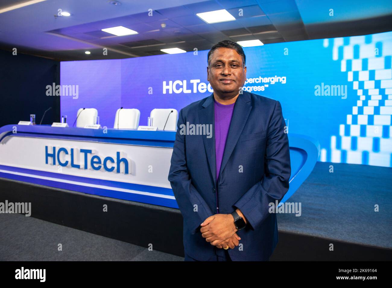 Noida, India. 12th Oct, 2022. C. Vijayakumar, Chief Executive Officer ...