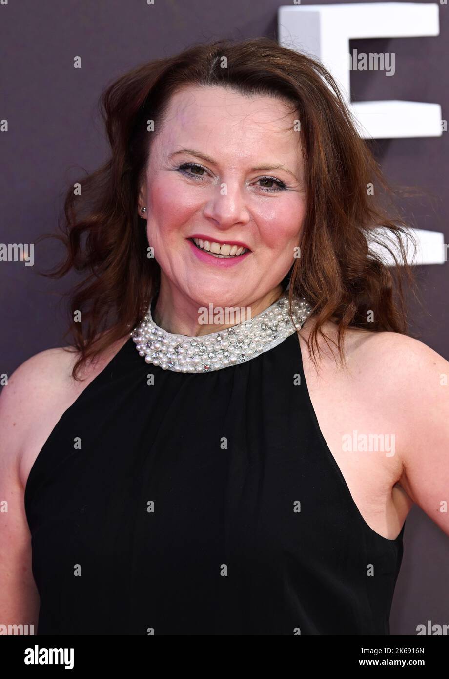 October 12th, 2022. London, UK. Monica Dolan arriving at the BFI London ...