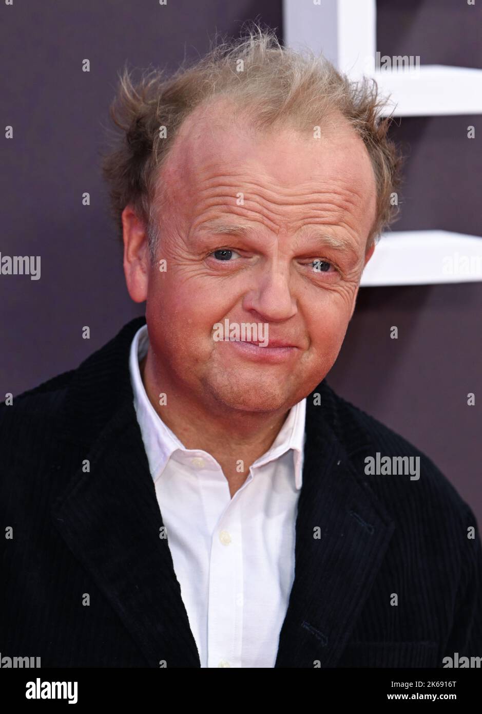 October 12th, 2022. London, UK. Toby Jones arriving at the BFI London ...