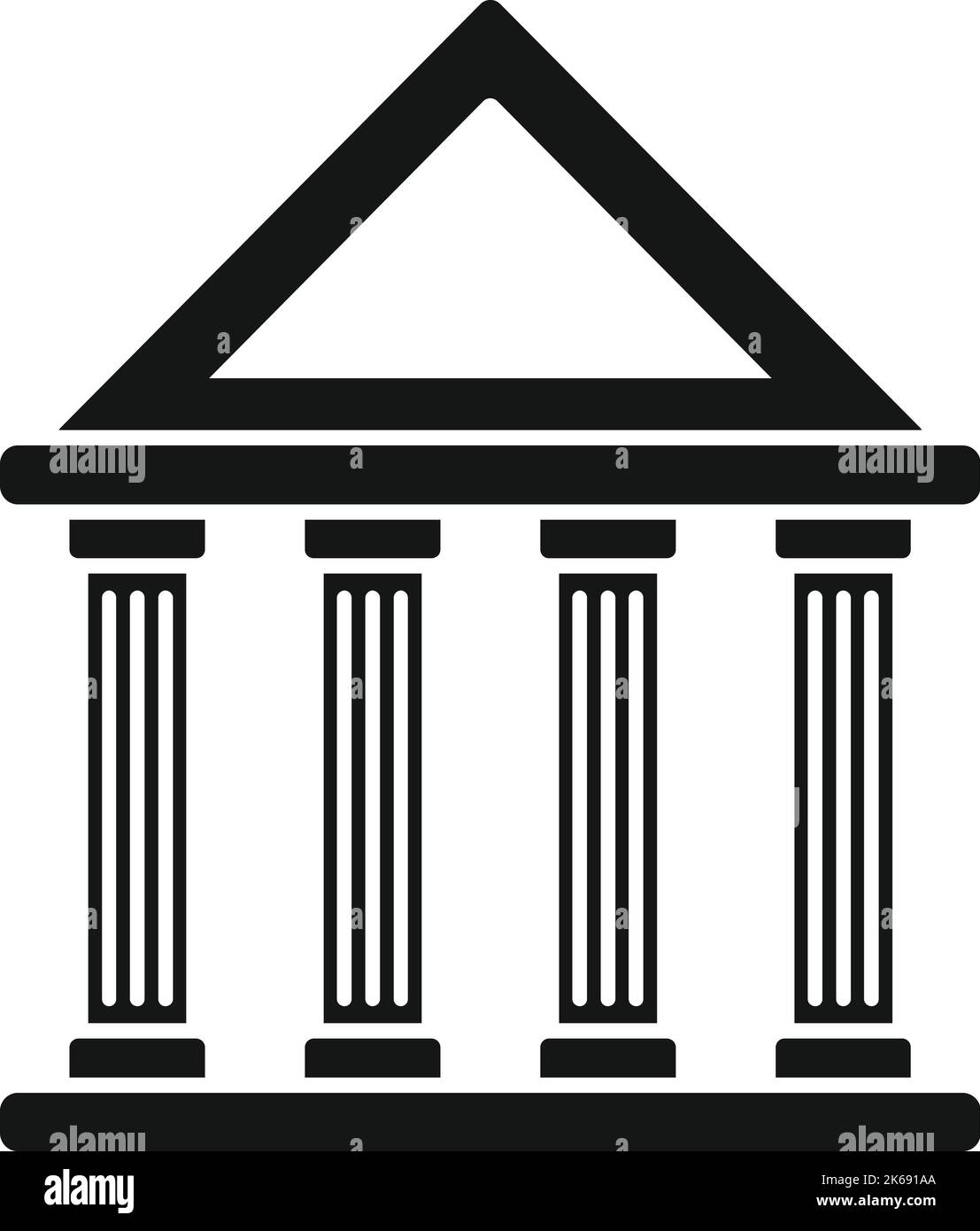 College building icon simple vector. Degree education. Study knowledge ...