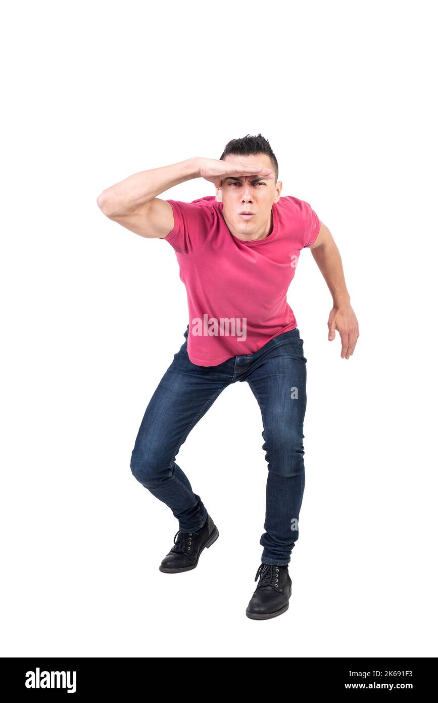 Man focus attention Cut Out Stock Images & Pictures - Alamy