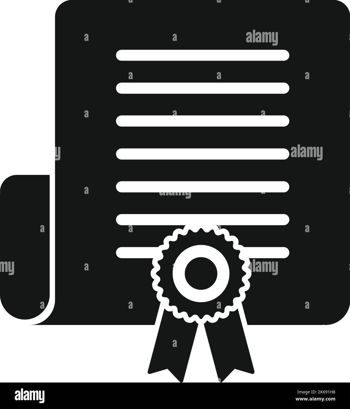 Master degree icon simple vector. Education diploma. University study ...