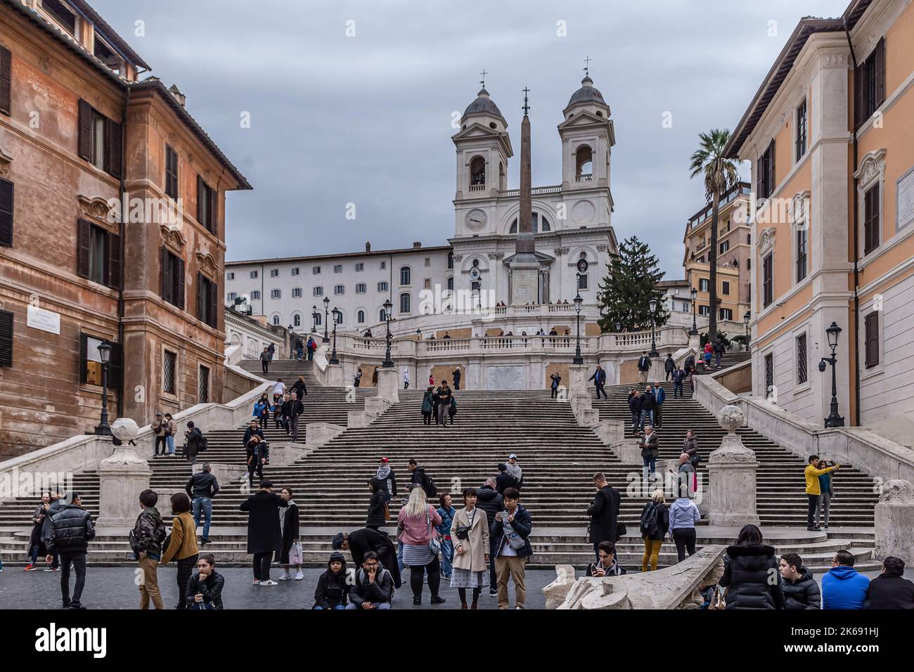 Rome spanish square hi-res stock photography and images - Alamy