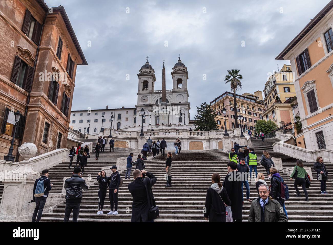 Rome spanish square hi-res stock photography and images - Alamy