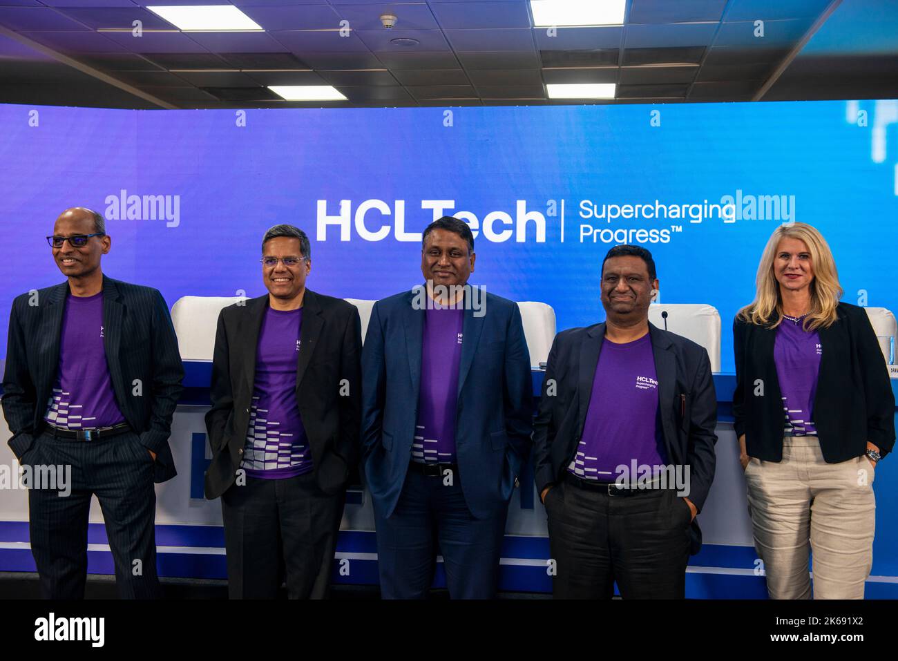(L to R) Ramachandran Sundararajan, Chief People Officer, HCLTech ...