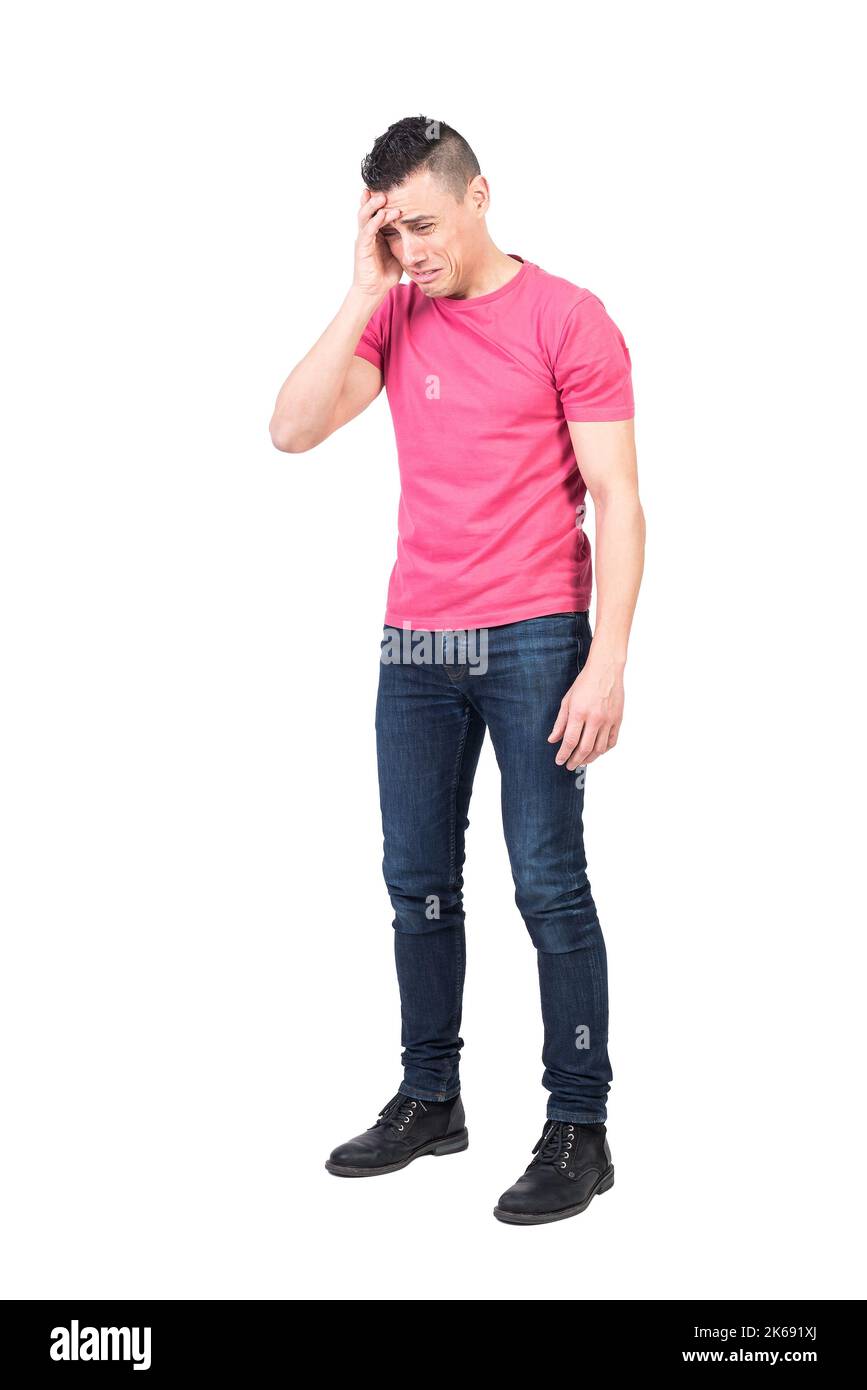 Upset crying man in Cut Out Stock Images & Pictures - Alamy