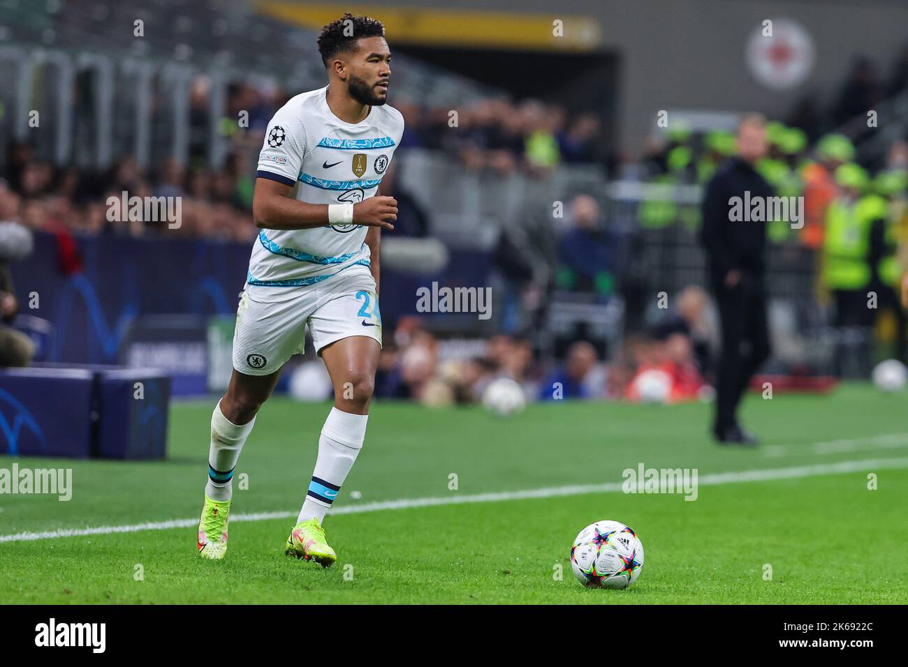 Reece James of Chelsea FC in action during the UEFA Champions League ...