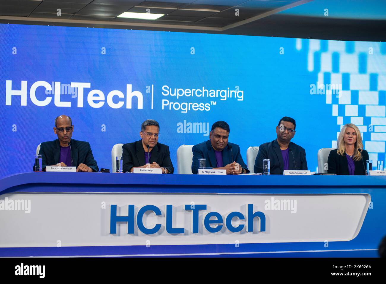 (L to R) Ramachandran Sundararajan, Chief People Officer, HCLTech ...
