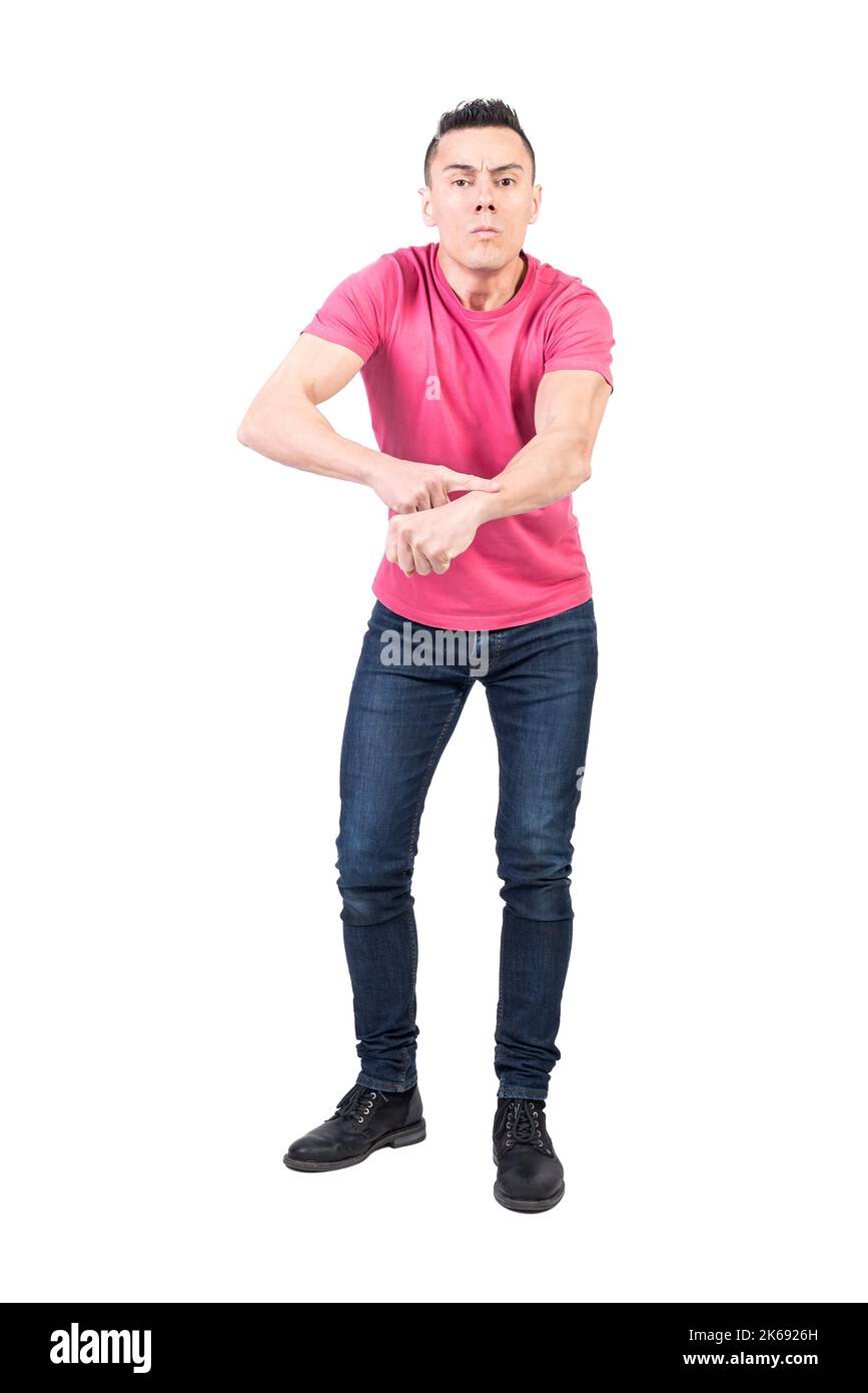 Due to white pointing hi-res stock photography and images - Alamy