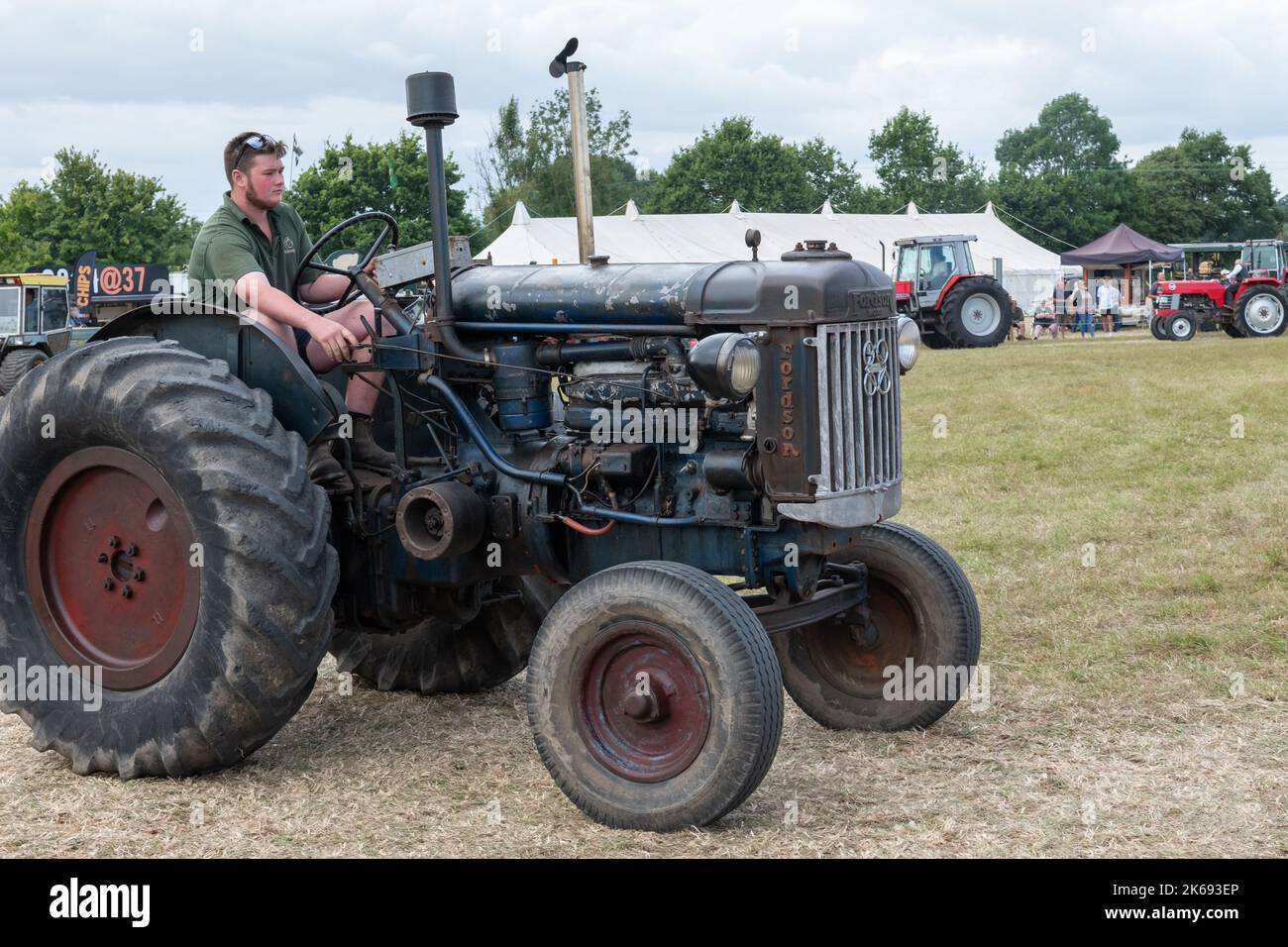 Ilminster.Somerset.United Kingdom.August 21st 2022.A Fordson Major E27N ...