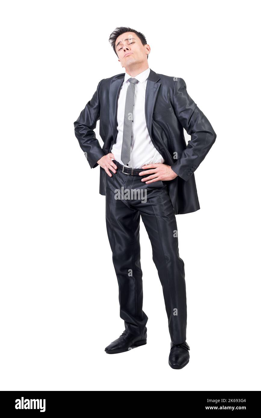 Arrogant man in formal hi-res stock photography and images - Alamy
