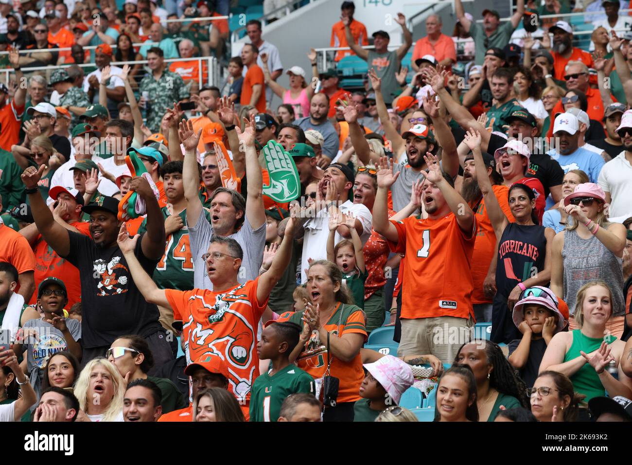 At hard rock stadium on october 8 hi-res stock photography and images ...