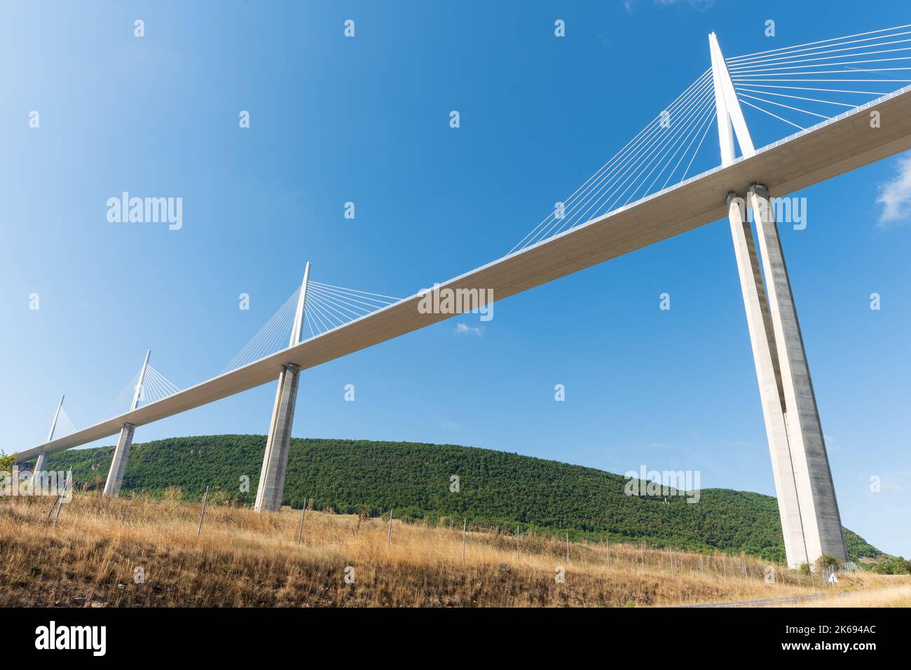 Millau Viaduct bridge , the highest bridge in the World. Aveyron ...