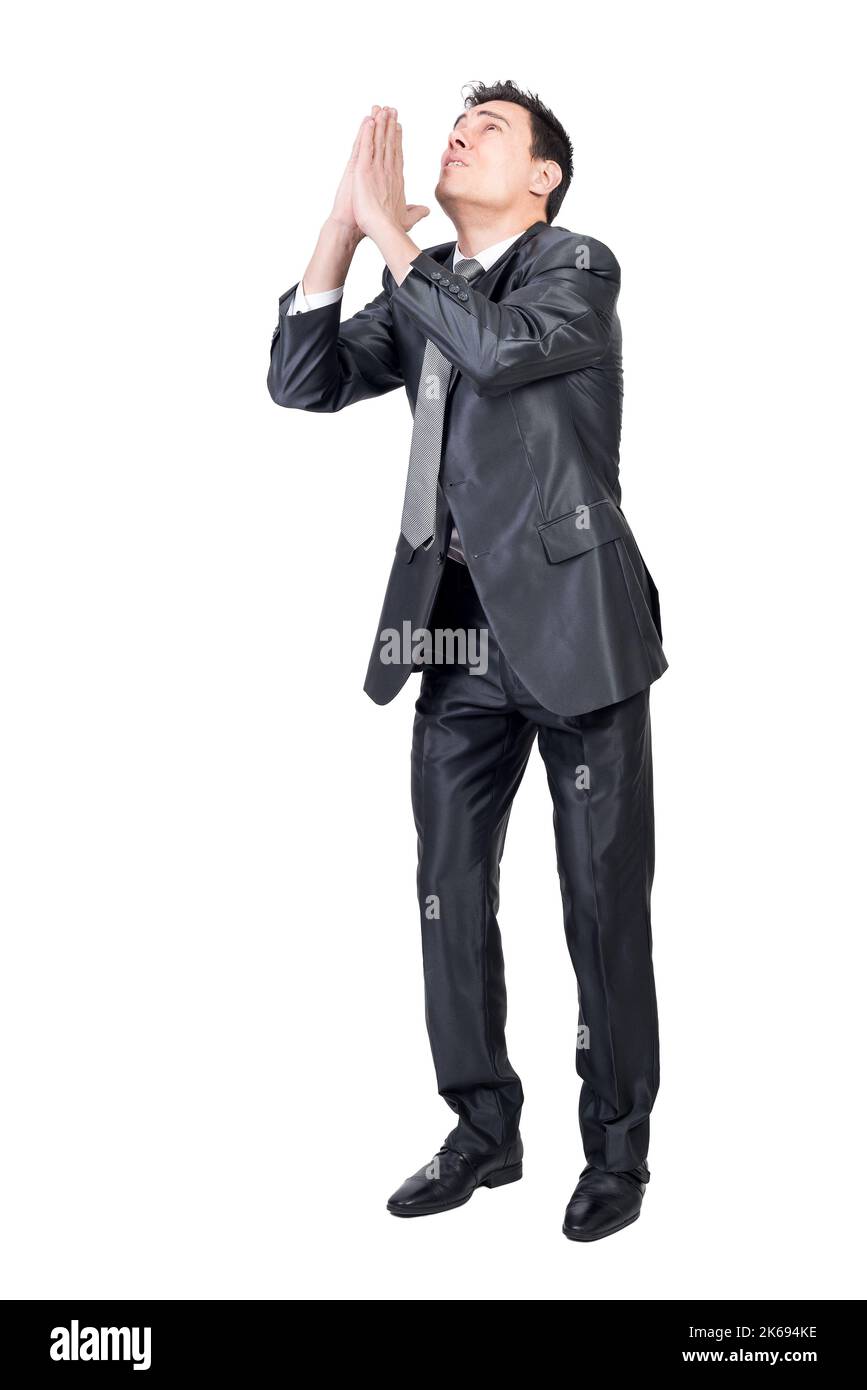 Man begging Cut Out Stock Images & Pictures - Alamy